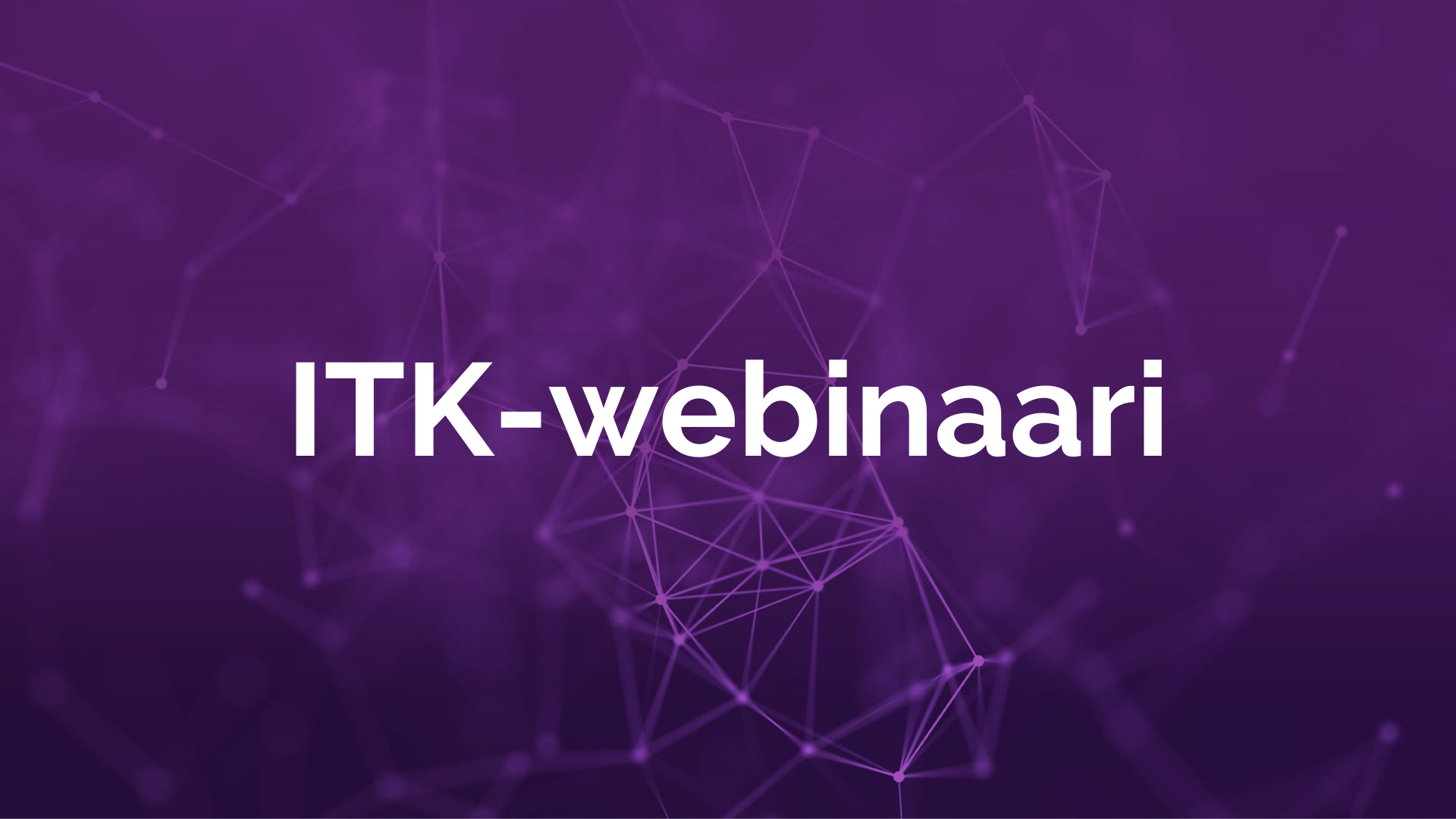 ITK-webinaari: Tekoäly on kansalaistaito, osaatko jo opettaa sitä? | ITK-Konferenssi